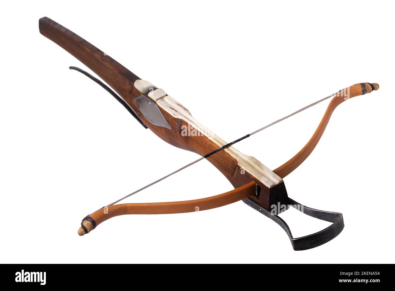 medieval crossbow isolated on white background Stock Photo - Alamy