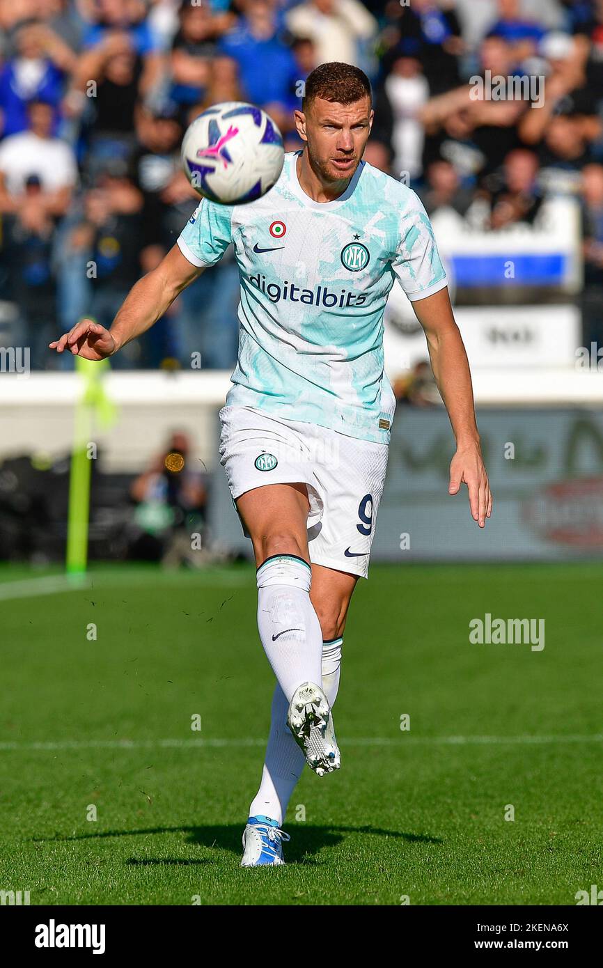 Bergamo, Italy. 13th Nov, 2022. Edin Dzeko (9) of Inter seen in the ...