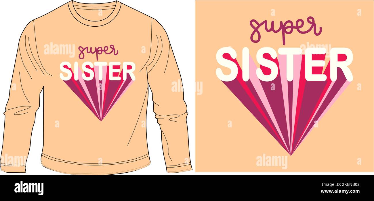 Super sister Stock Vector Images - Alamy