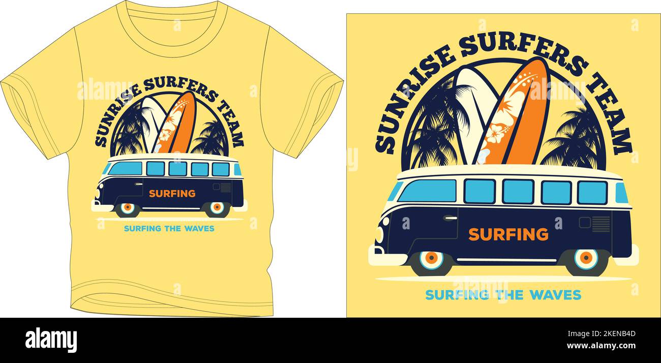 Surfing with wildlife Stock Vector Images - Alamy