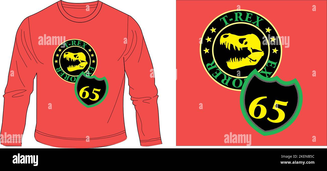 T rex t shirt hi-res stock photography and images - Alamy