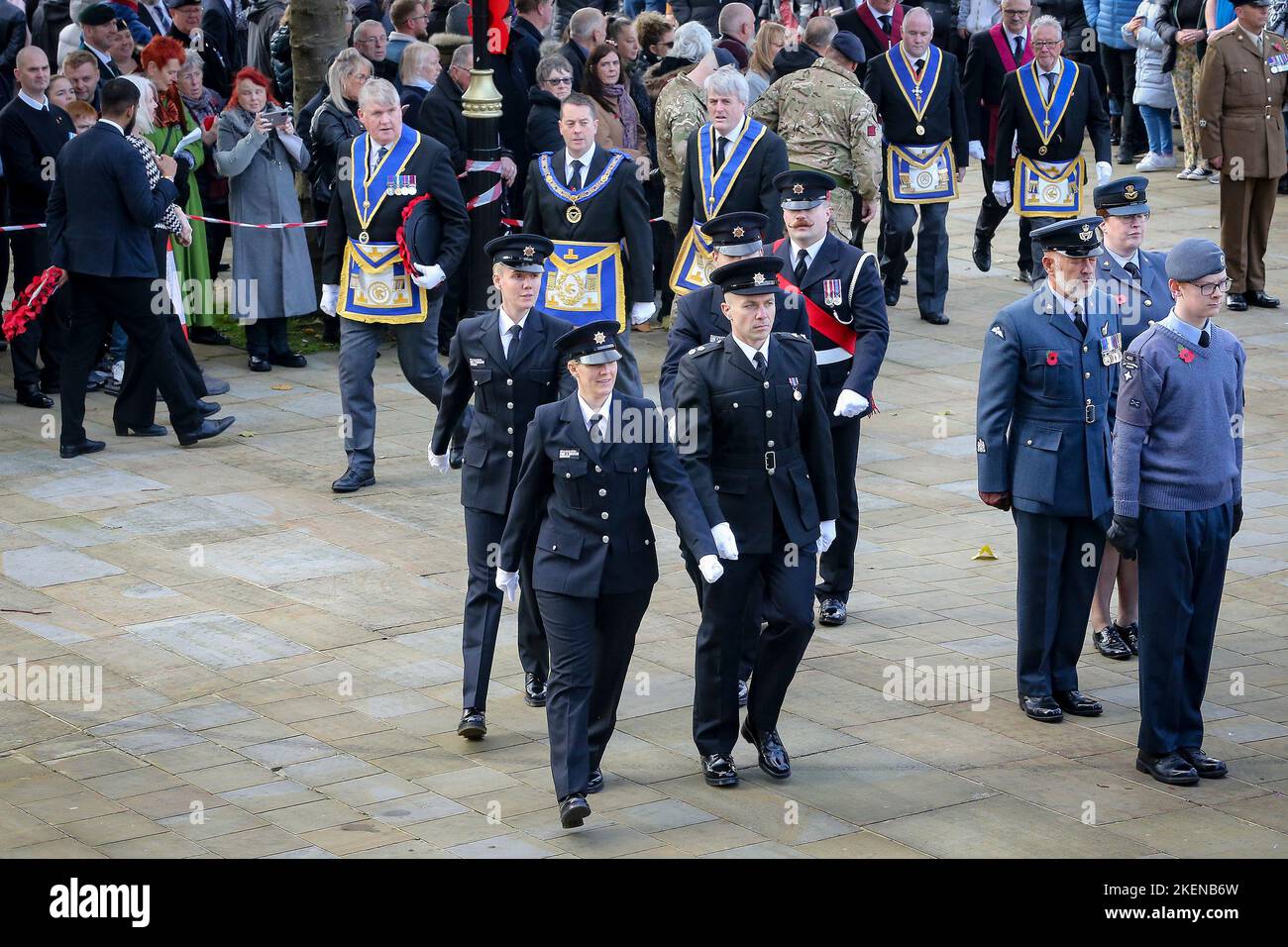 Remembrance Sunday 2022 The Cenotaph, Hamilton Square, Birkenhead ...