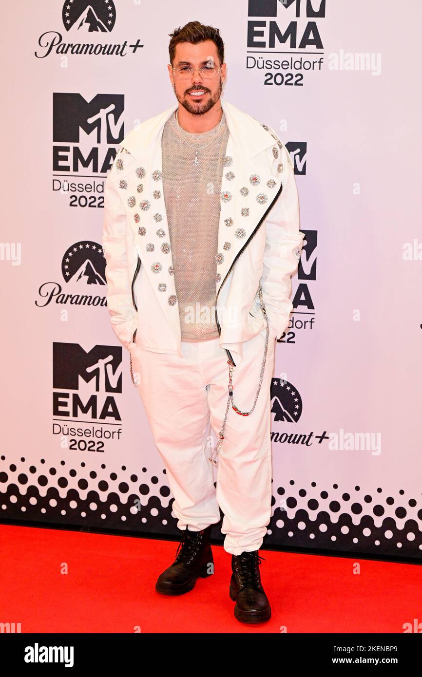 Lipe Ribeiro attending the 2022 MTV EMAs at the PSD Bank Dome in ...