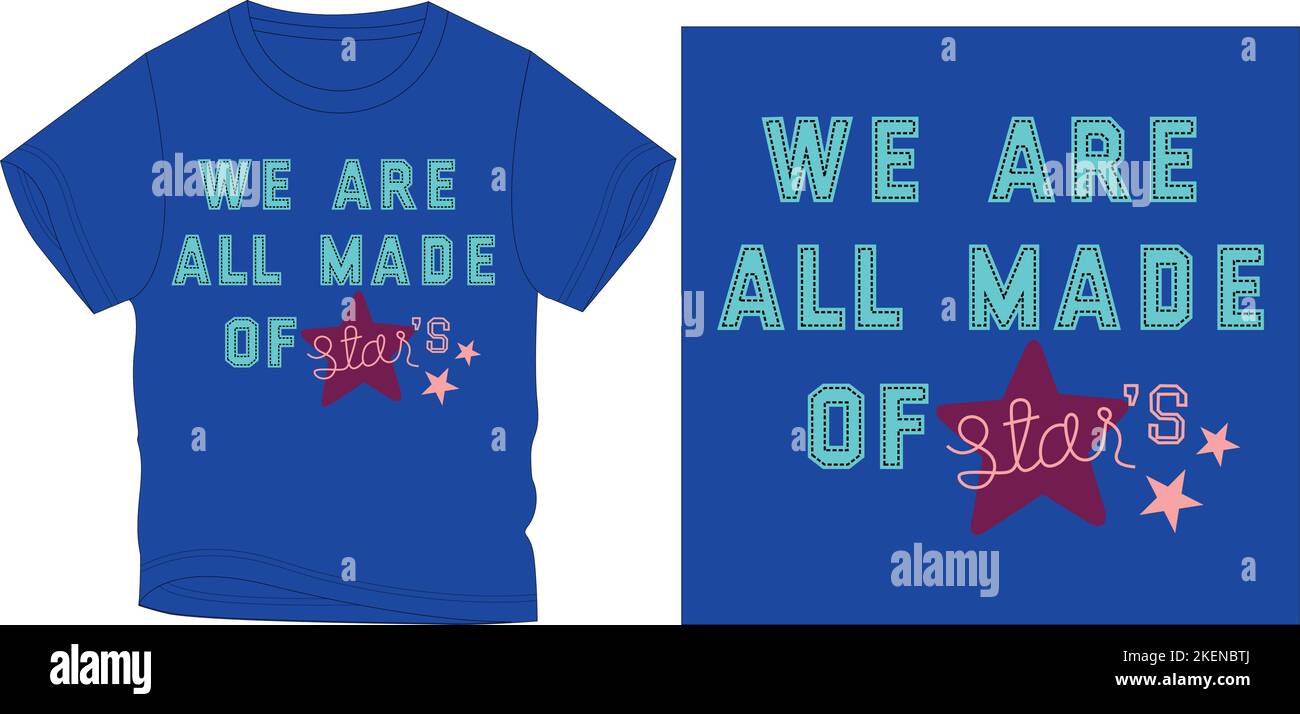 we are all made t shirt graphic design vector illustration digital file ...