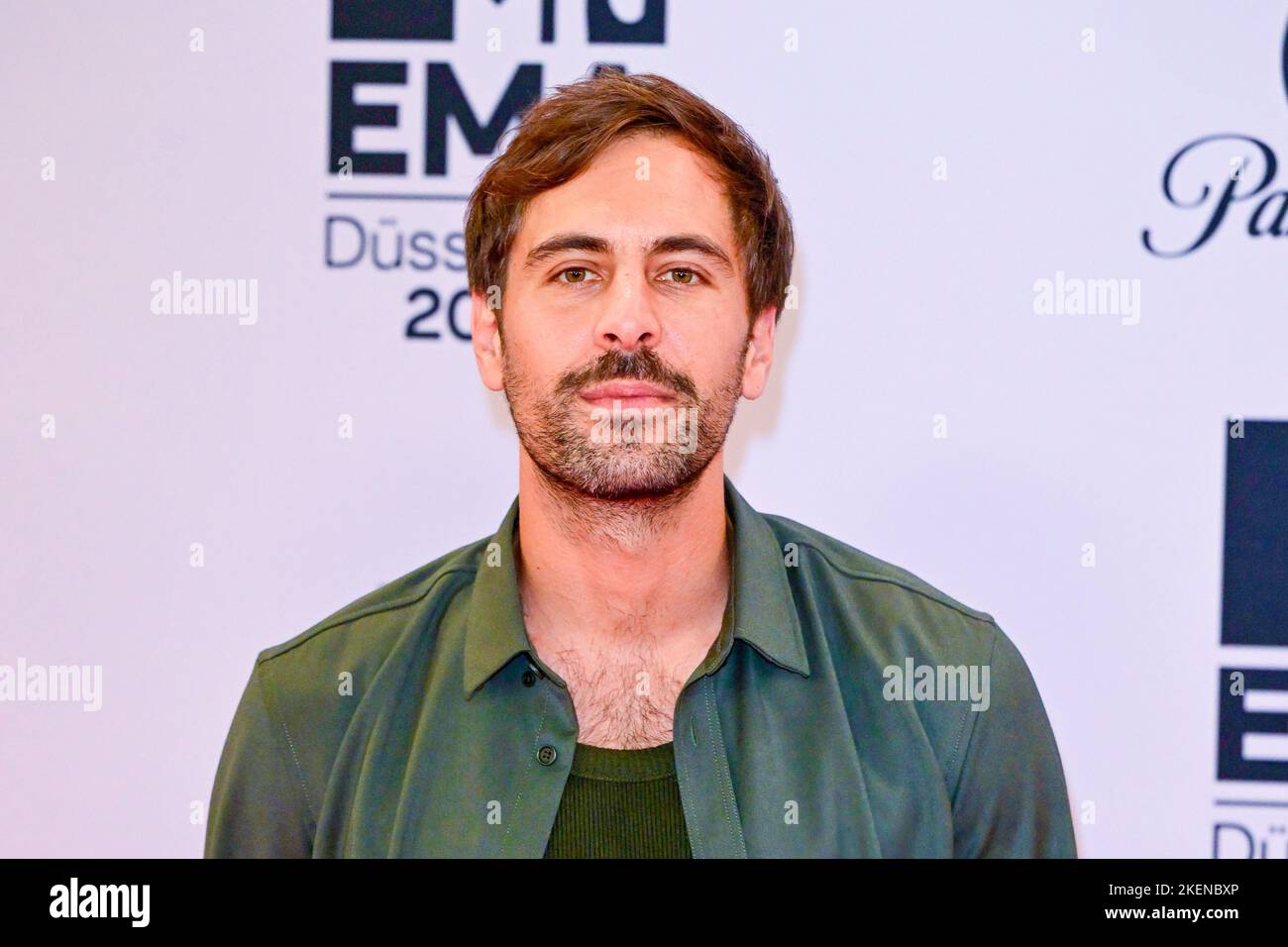 Max Giesinger attending the 2022 MTV EMAs at the PSD Bank Dome in ...