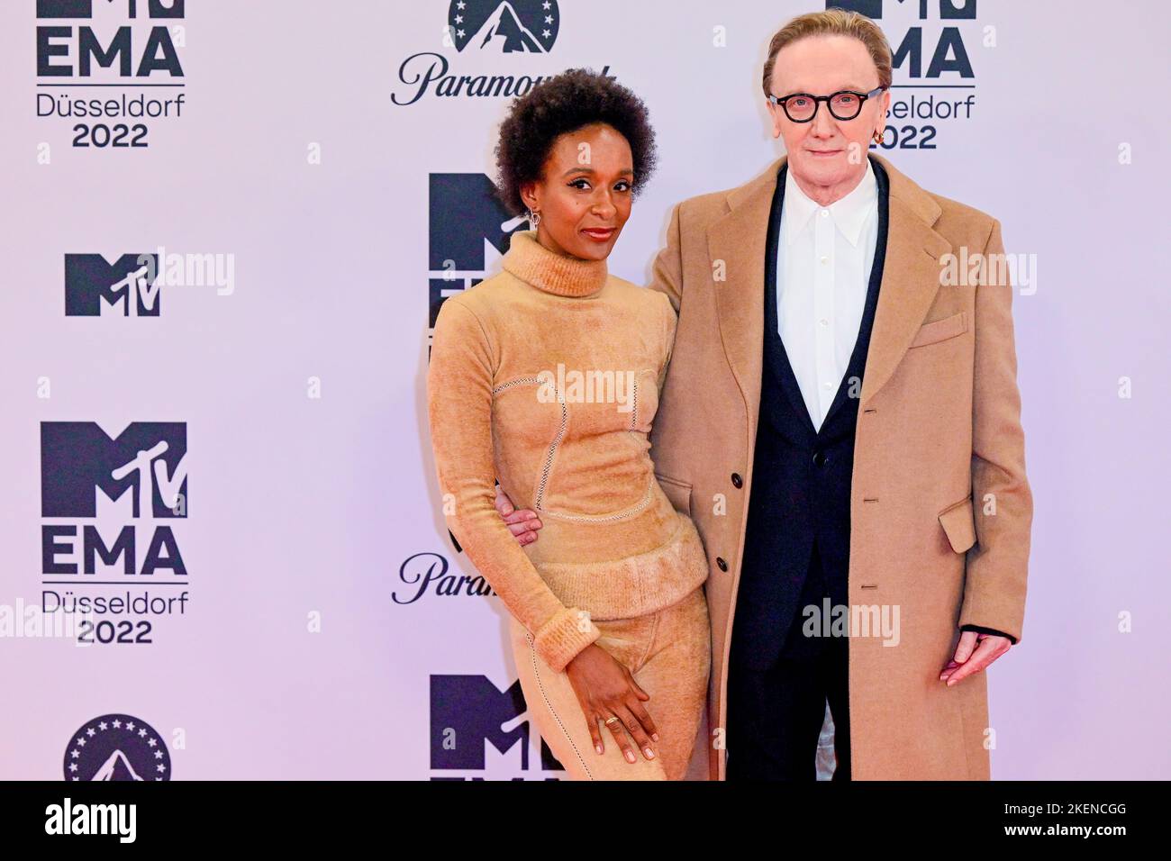Marius Muller-Westernhagen and wife Lindiwe Suttle attending the 2022 ...