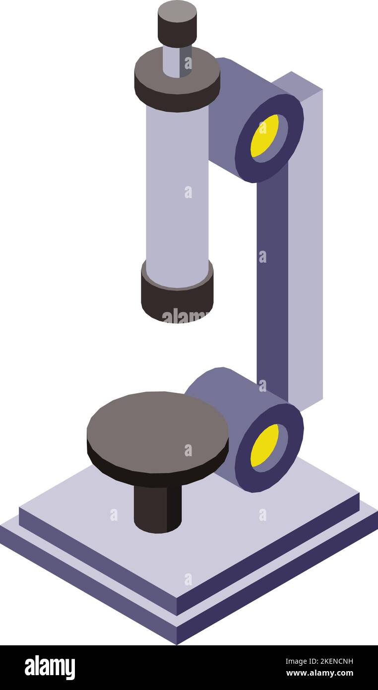 Microscope illustration Cut Out Stock Images & Pictures - Alamy