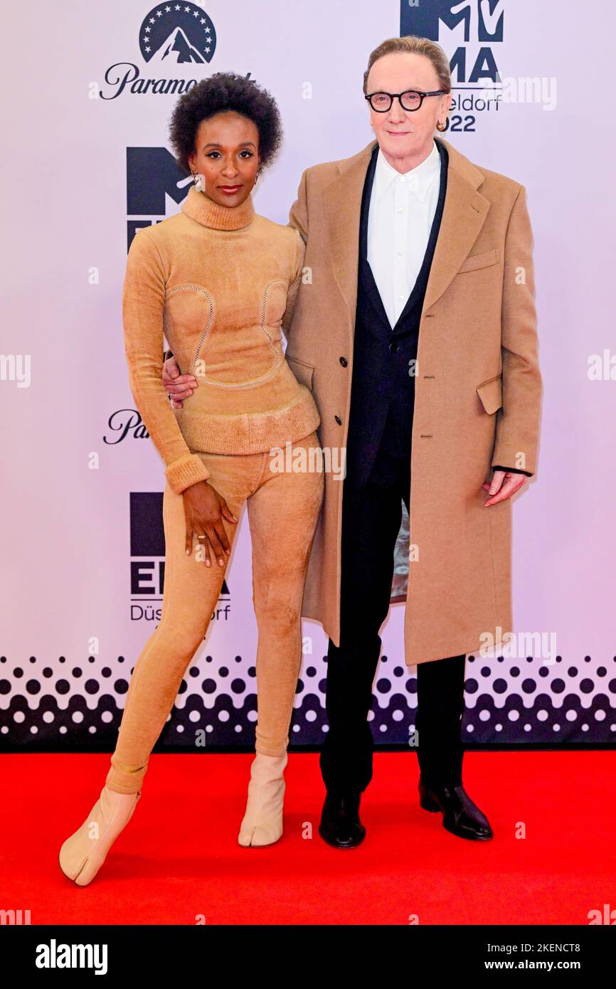Marius Muller-Westernhagen and wife Lindiwe Suttle attending the 2022 ...