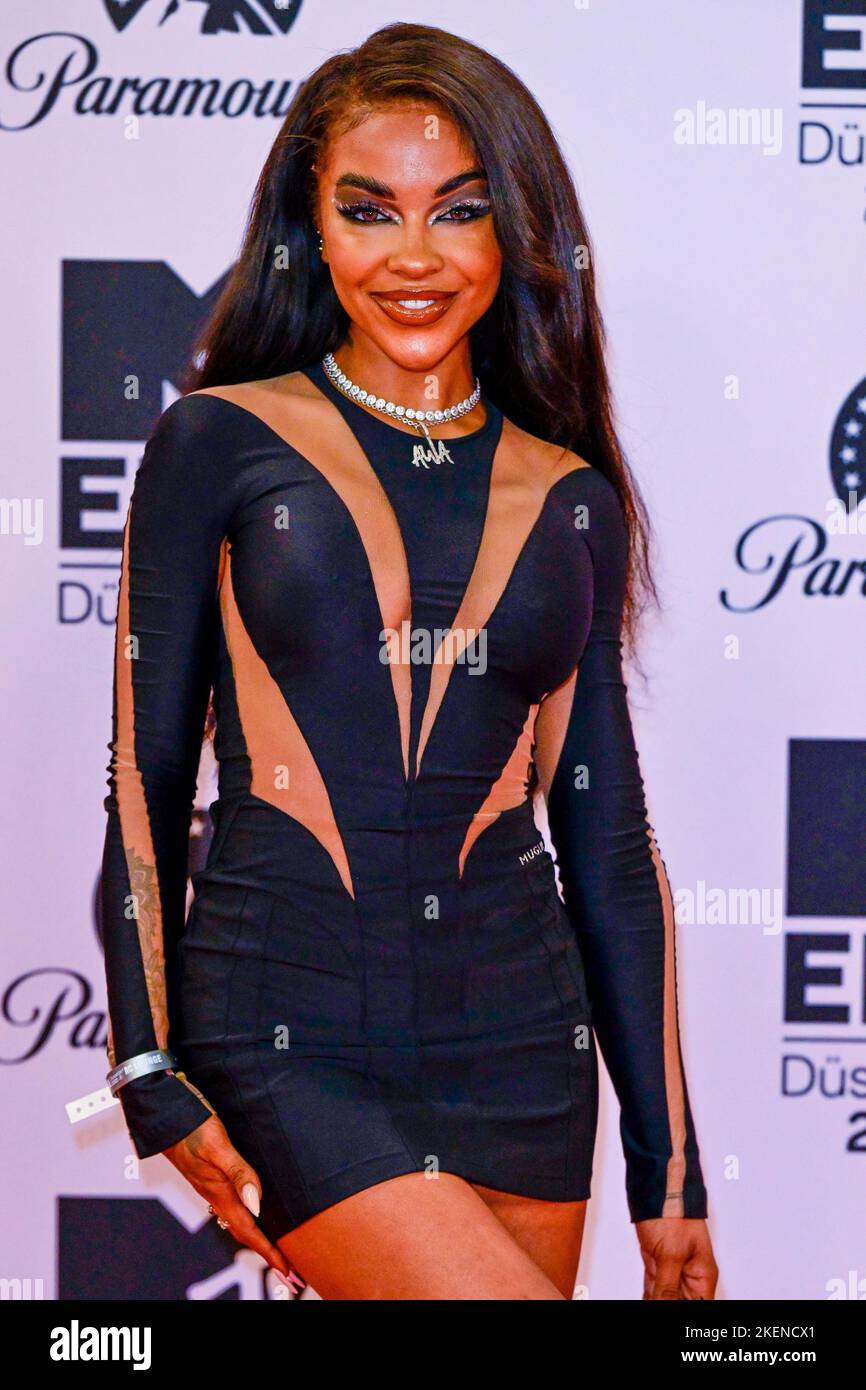 Alicia Awa attending the 2022 MTV EMAs at the PSD Bank Dome in ... Alicia Awa attending the 2022 MTV EMAs at the PSD Bank Dome in ...