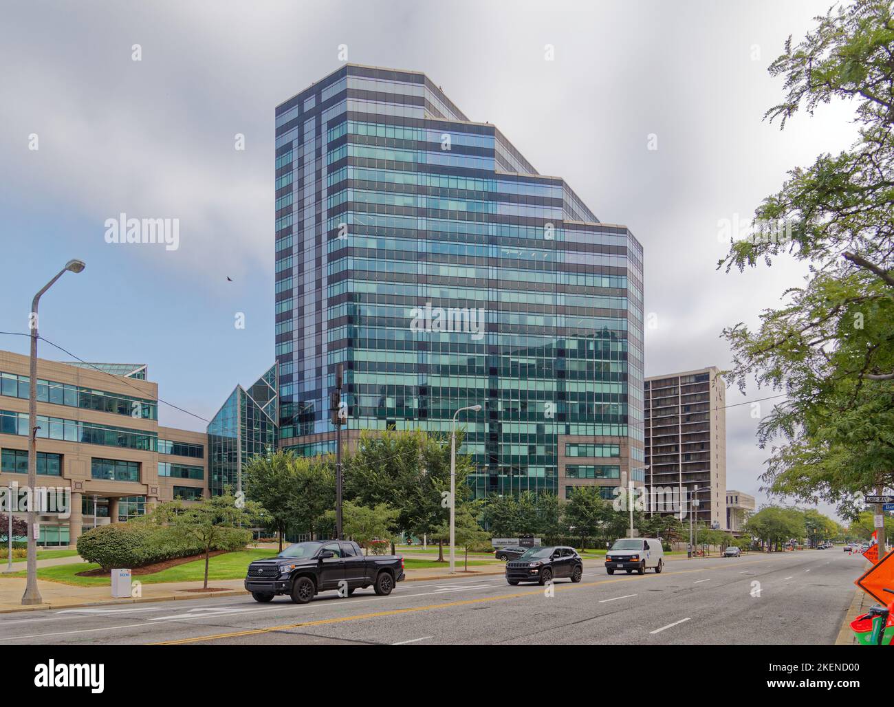 North Point Office Building and Tower, a prominent glass-wrapped high ...