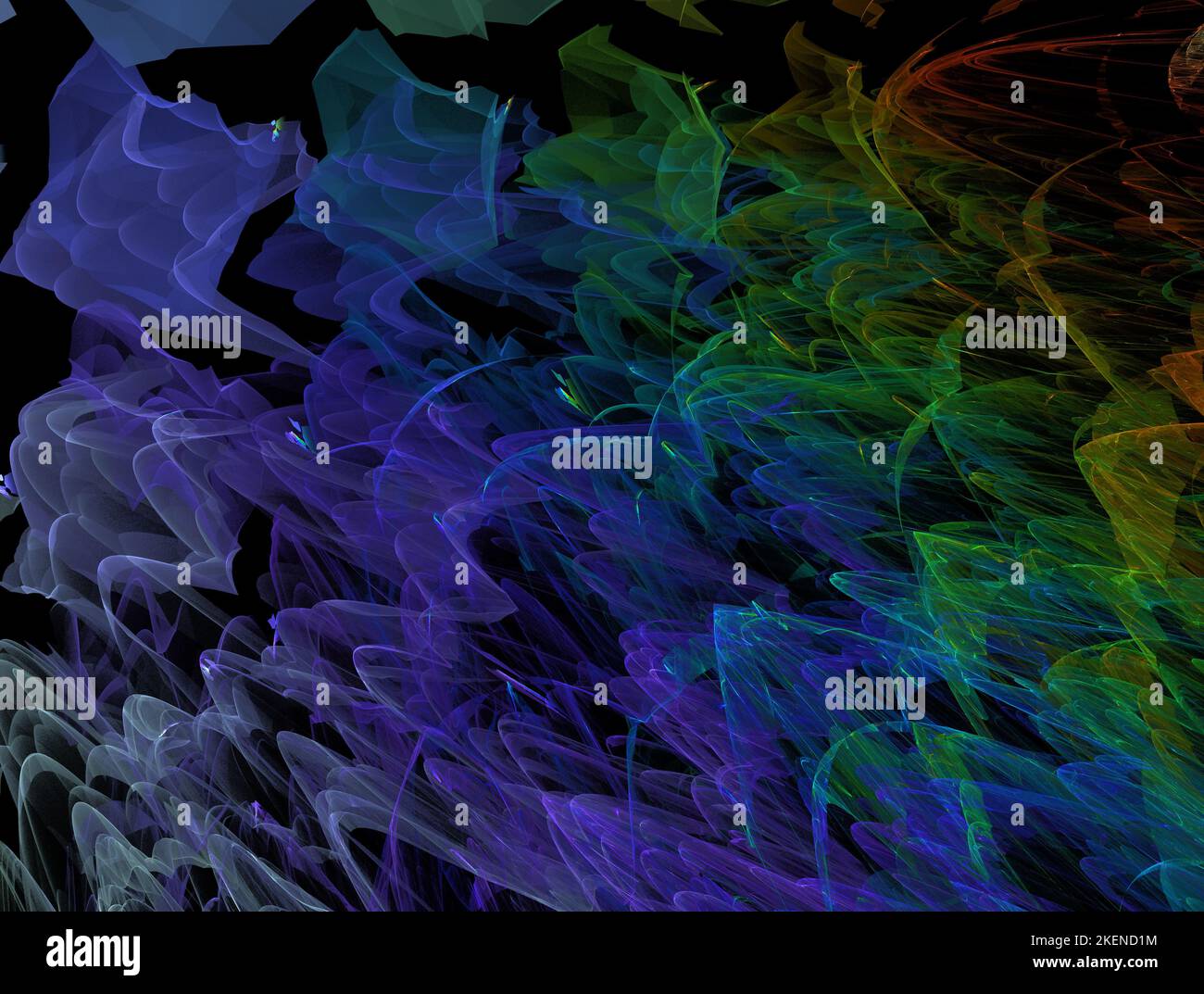 Imaginatory lush fractal texture image abstract background Stock Photo ...