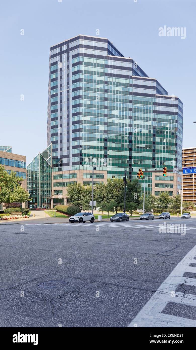 North Point Office Building and Tower, a prominent glass-wrapped high ...
