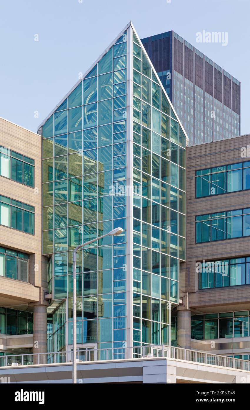 North Point Office Building and Tower, a prominent glass-wrapped high ...