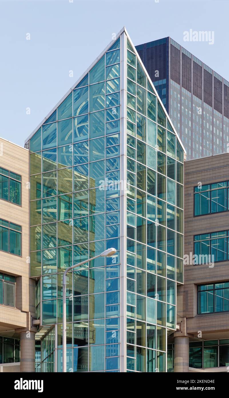 North Point Office Building and Tower, a prominent glass-wrapped high ...