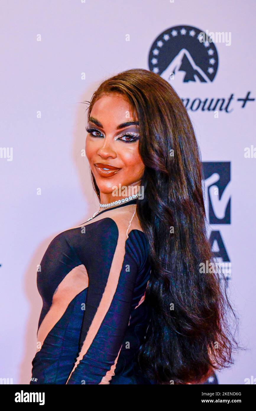 Alicia Awa attending the 2022 MTV EMAs at the PSD Bank Dome in ... Alicia Awa attending the 2022 MTV EMAs at the PSD Bank Dome in ...
