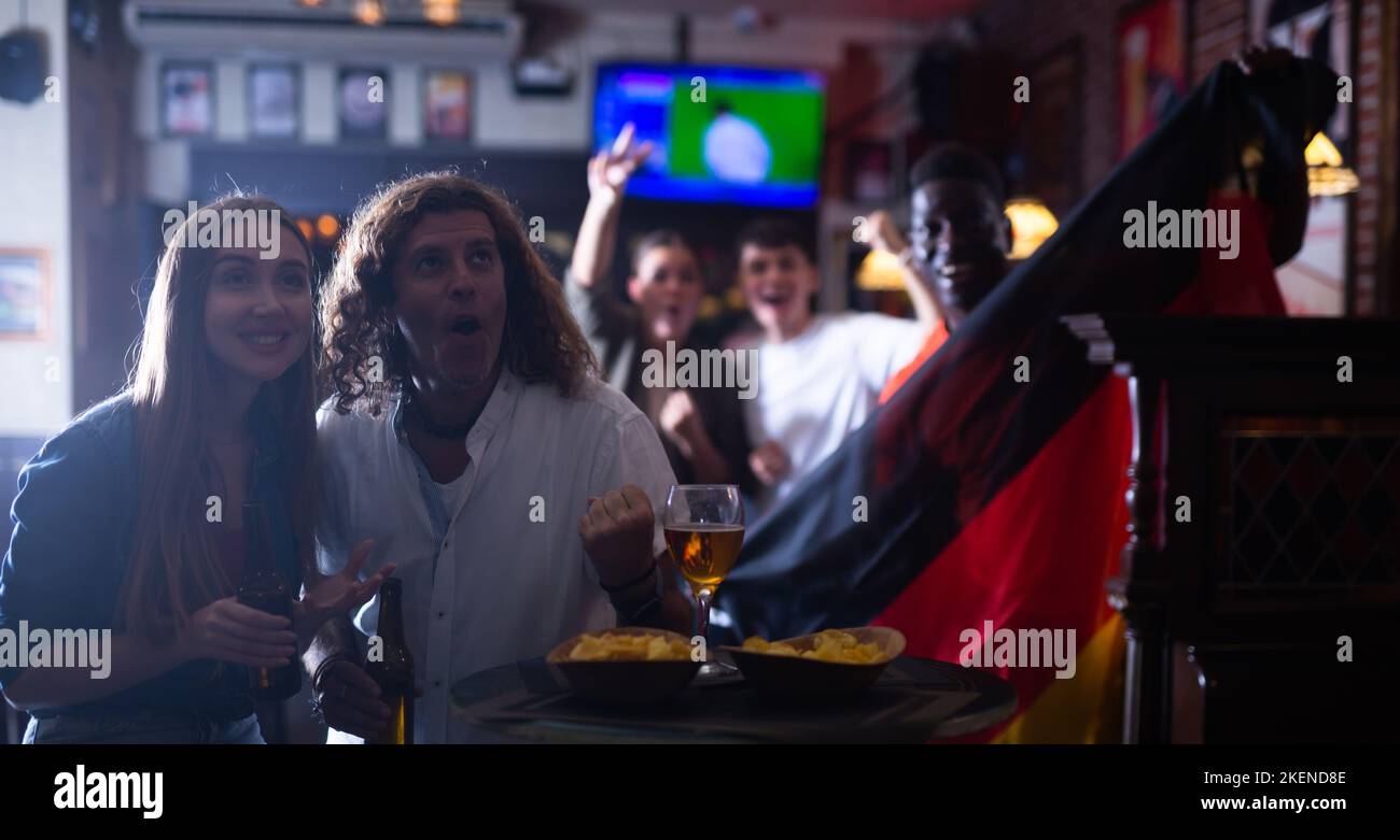 Germany football fans bar hi-res stock photography and images - Alamy