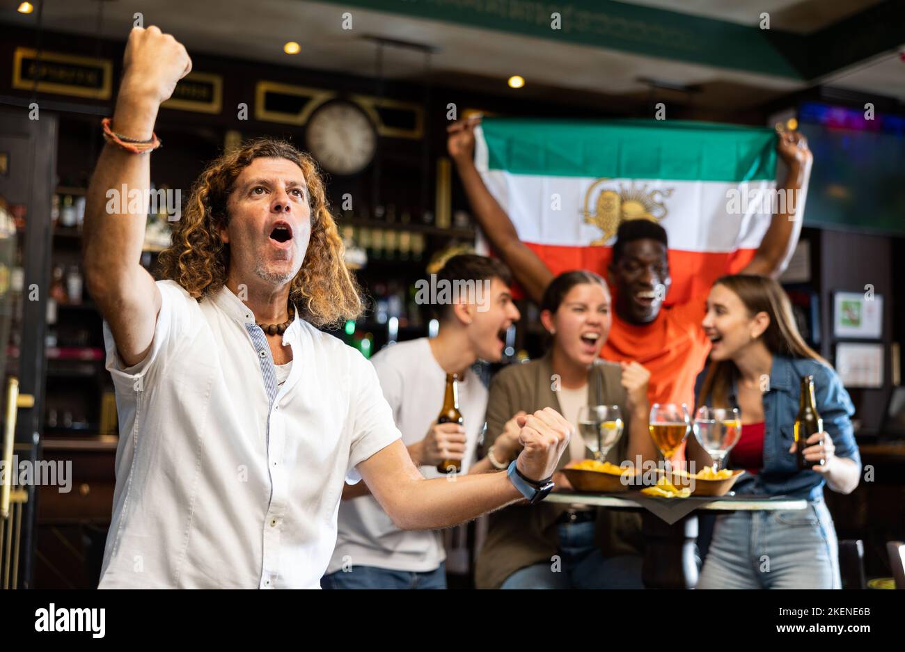 Iran football team fan hi-res stock photography and images - Alamy