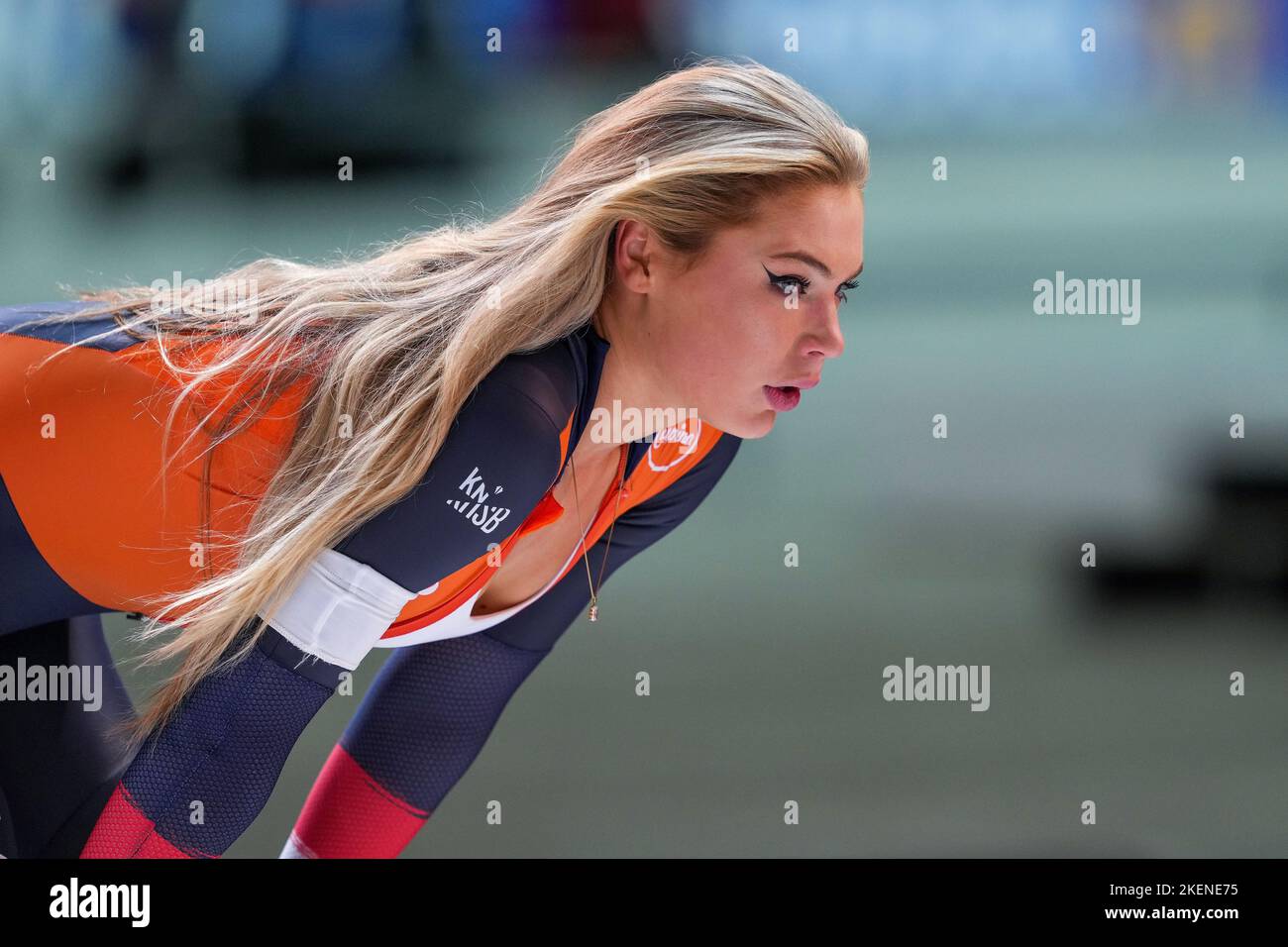 STAVANGER, NORWAY - NOVEMBER 13: Jutta Leerdam of The Netherlands ...