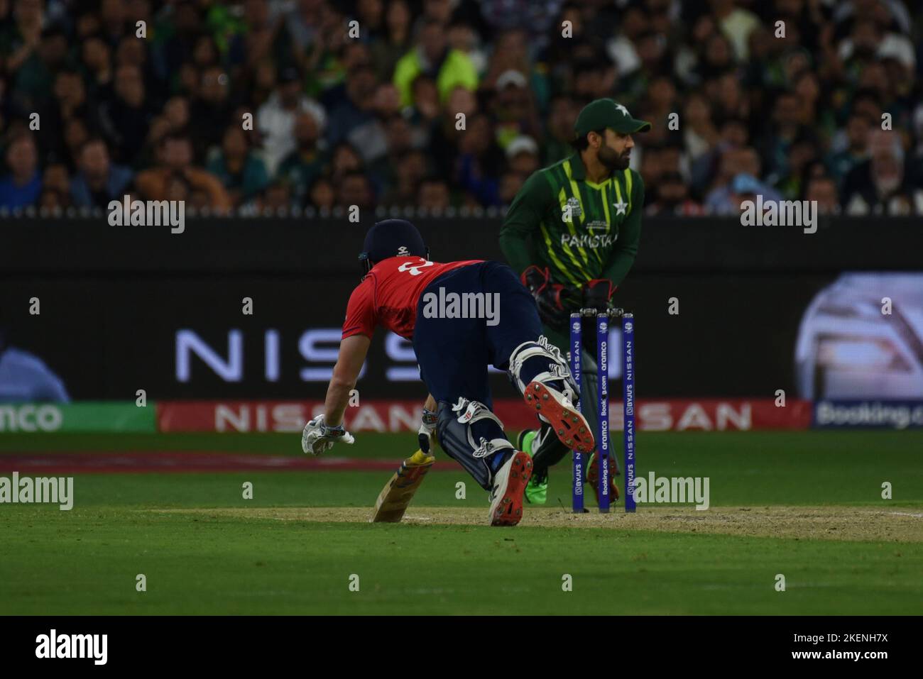 Melbourne, Australia. 13th Nov, 2022. A view of the final cricket match ...