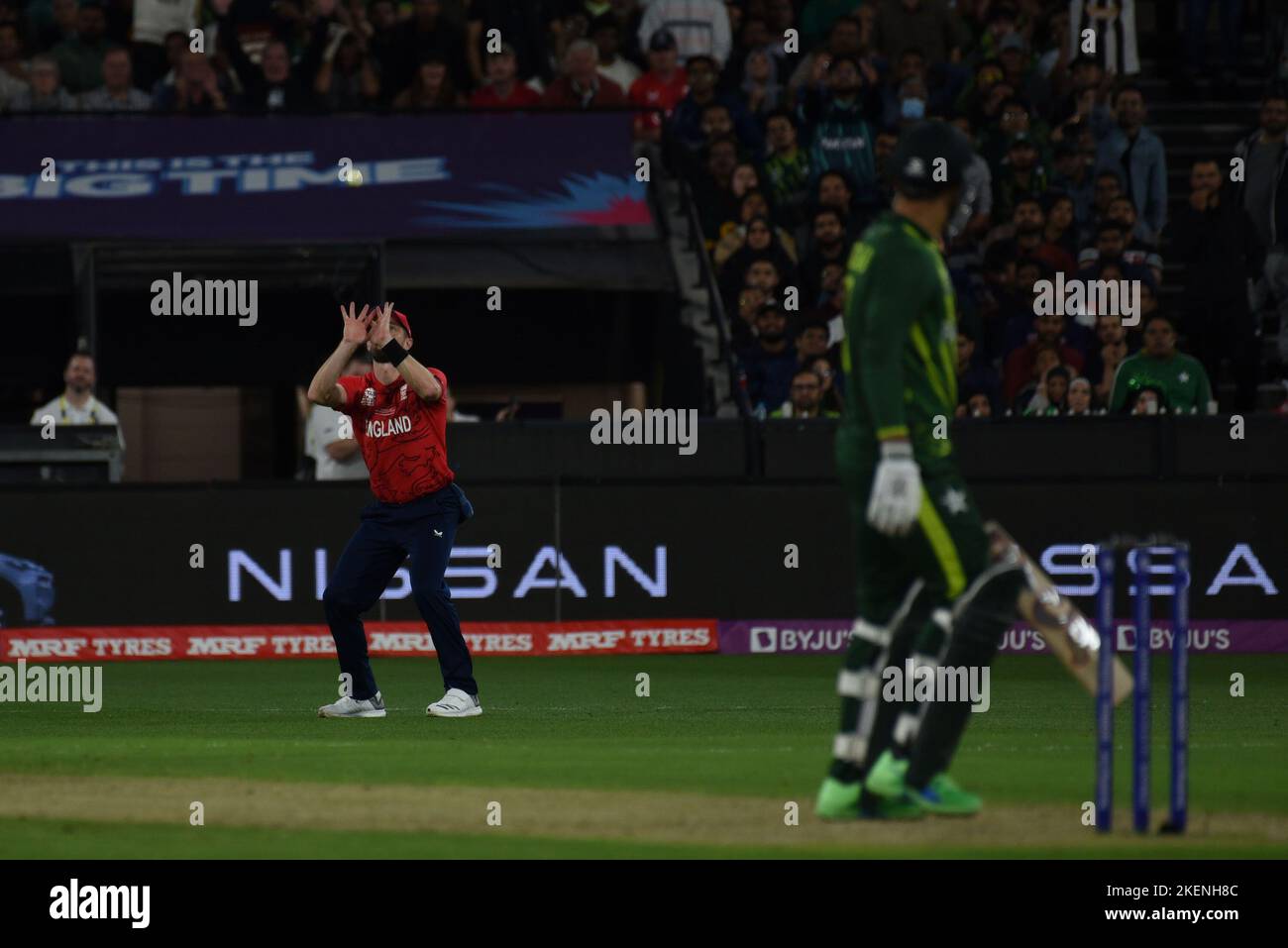 Melbourne, Australia. 13th Nov, 2022. A view of the final cricket match ...