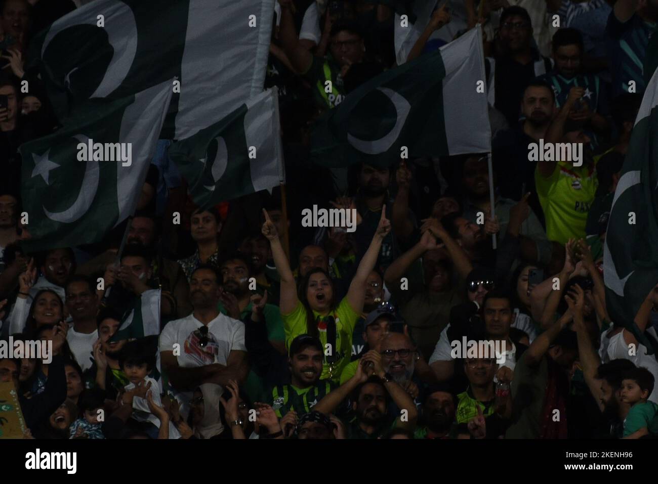 Melbourne, Australia. 13th Nov, 2022. A view of the final cricket match ...