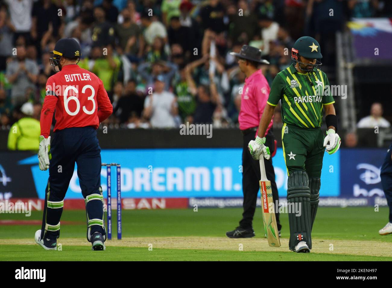 Melbourne, Australia. 13th Nov, 2022. A view of the final cricket match ...