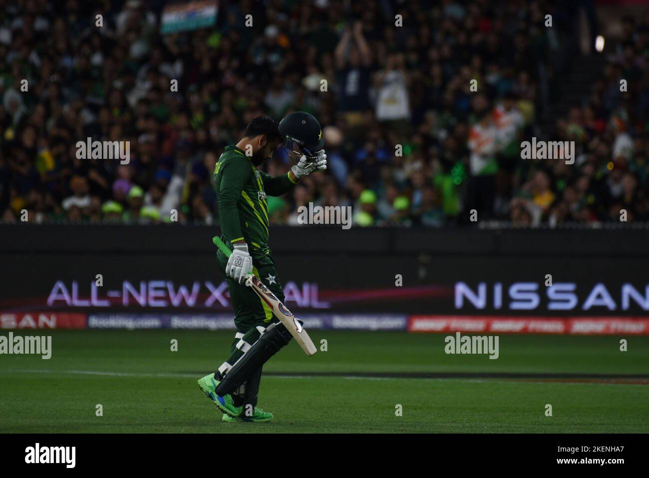 Melbourne, Australia. 13th Nov, 2022. A view of the final cricket match ...