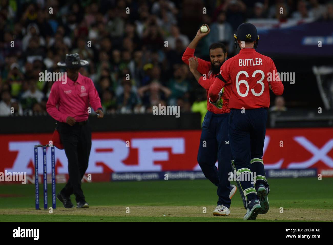 Melbourne, Australia. 13th Nov, 2022. A view of the final cricket match ...