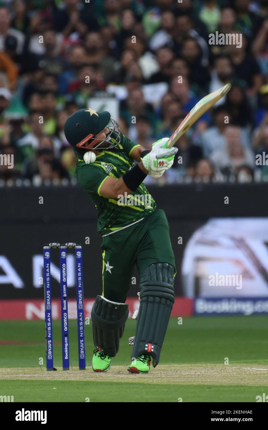 Melbourne, Australia. 13th Nov, 2022. A view of the final cricket match ...