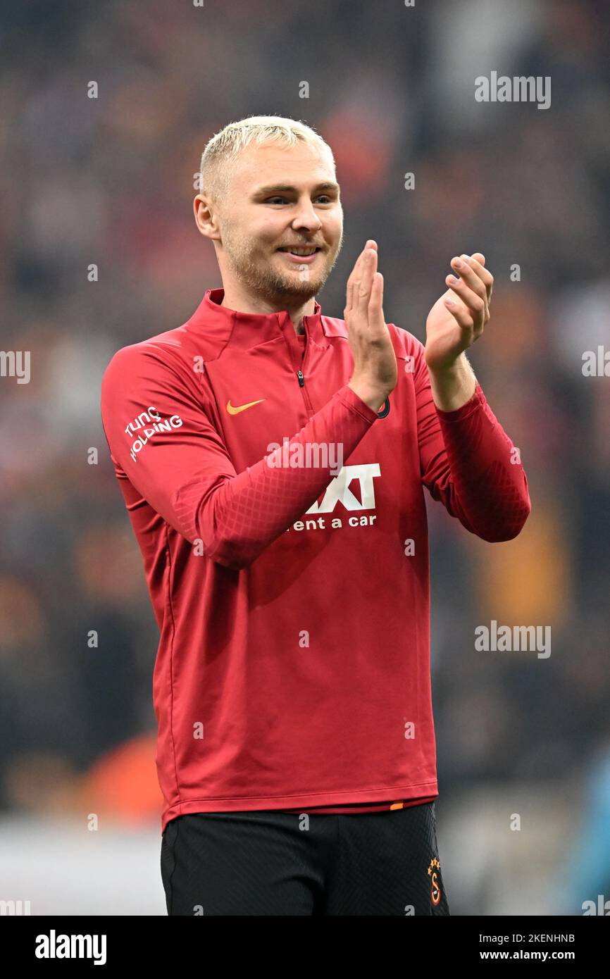 ISTANBUL - Victor Nelsson of Galatasaray AS during the Turkish Super ...