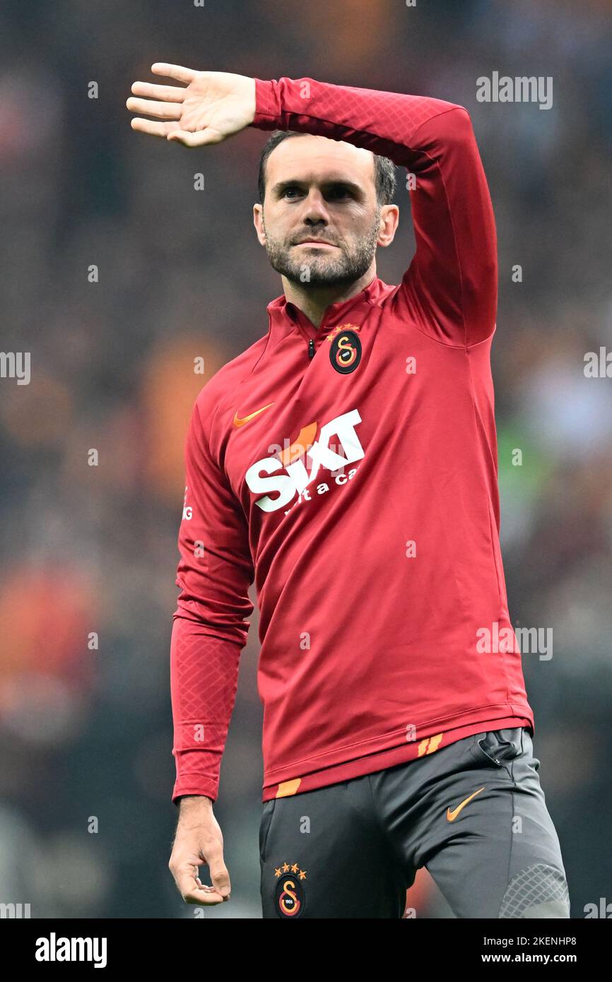 ISTANBUL - Juan Mata of Galatasaray AS during the Turkish Super Lig ...