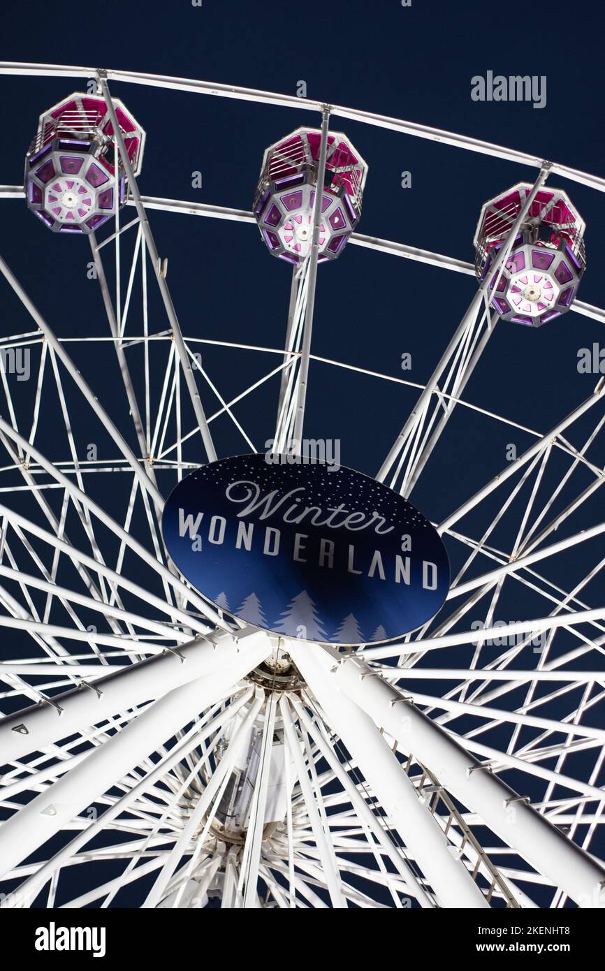 Nottingham Winter Wonderland, Old Market Square, Nottingham, 2022. The ...