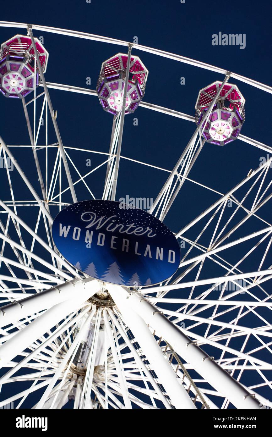 Nottingham Winter Wonderland, Old Market Square, Nottingham, 2022. The ...