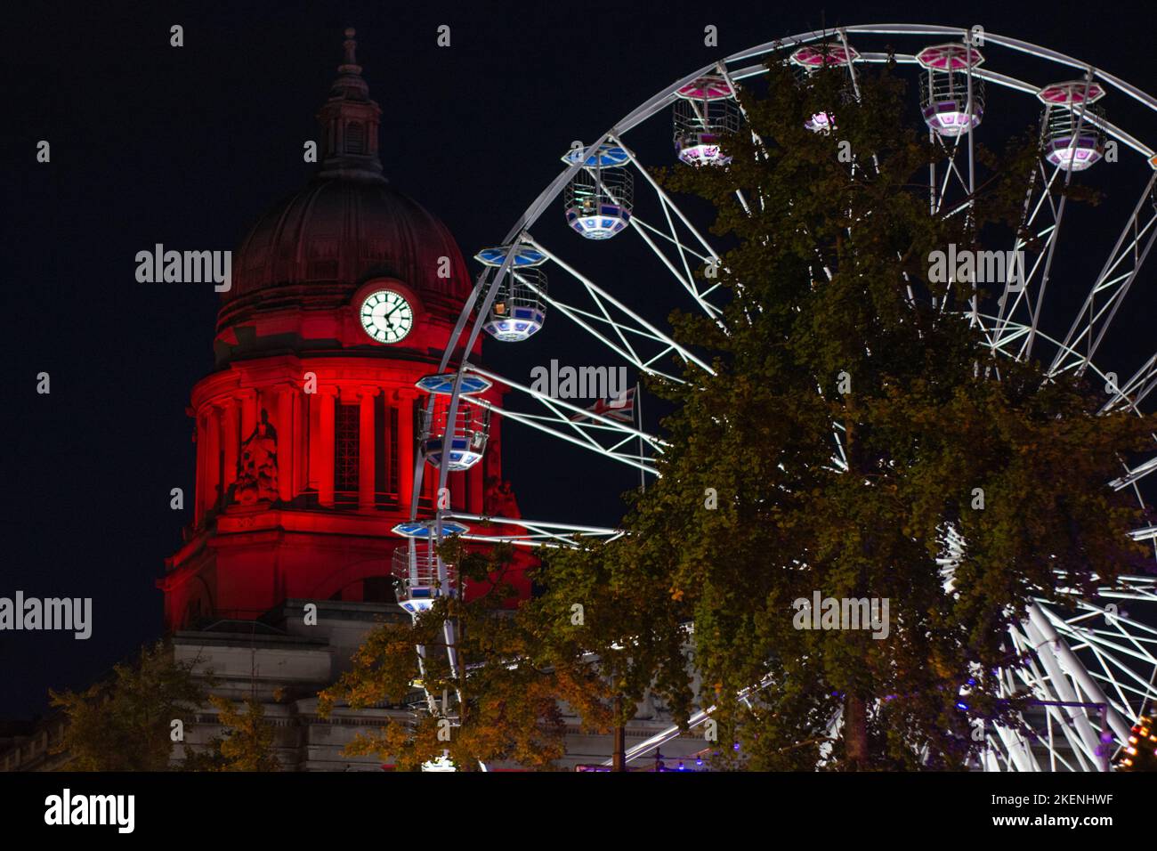 Nottingham Winter Wonderland, Old Market Square, Nottingham, 2022. The ...