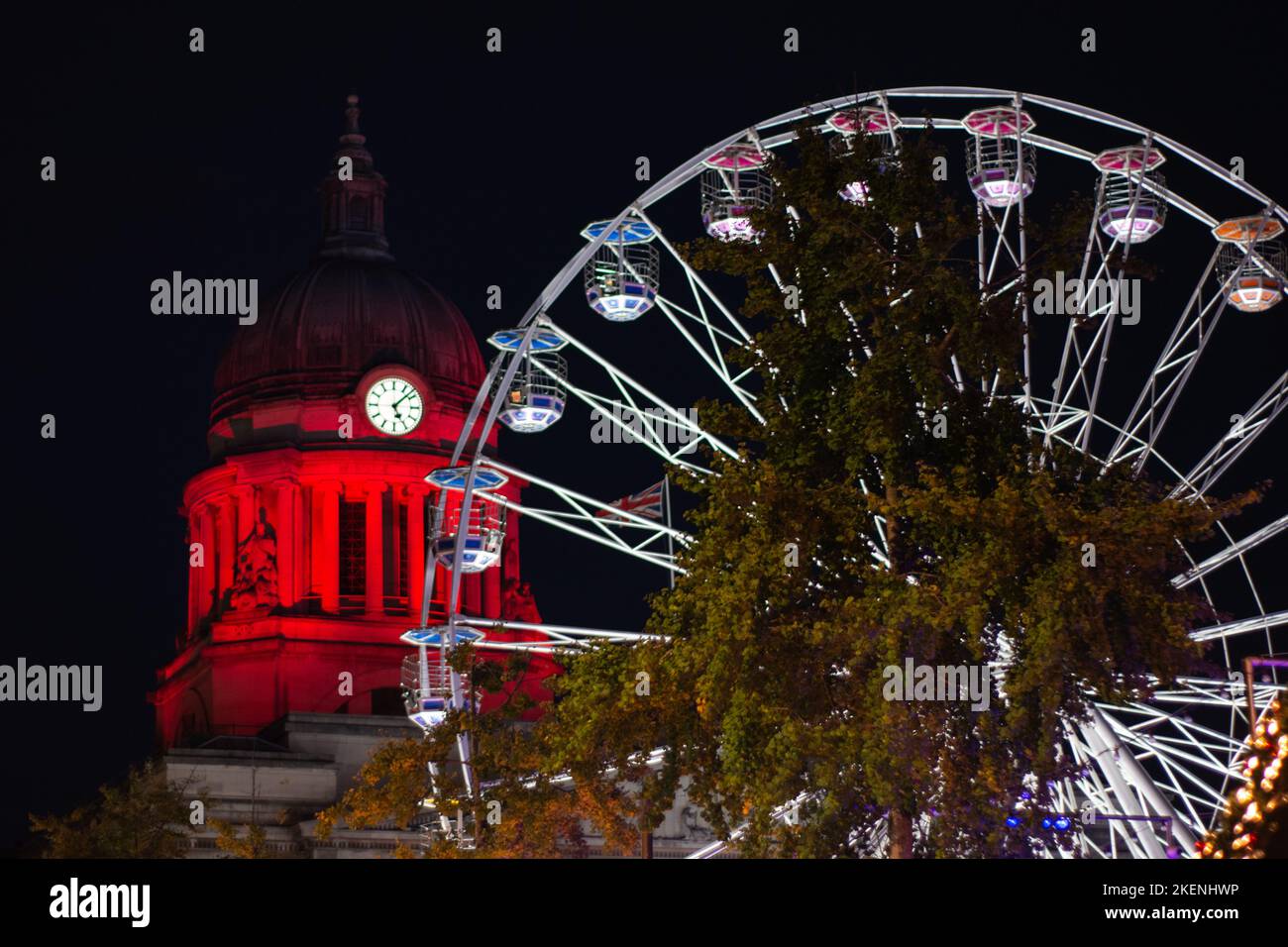 Nottingham Winter Wonderland, Old Market Square, Nottingham, 2022. The ...