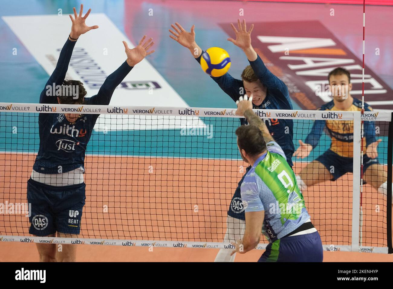 Verona, Italy. 13th Nov, 2022. Superlega men volley Italian ...