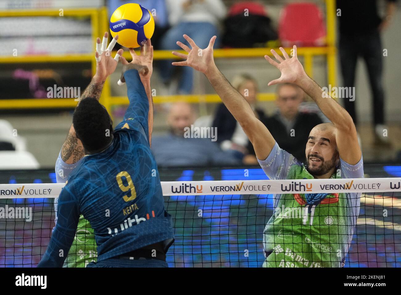 Verona, Italy. 13th Nov, 2022. Superlega men volley Italian ...