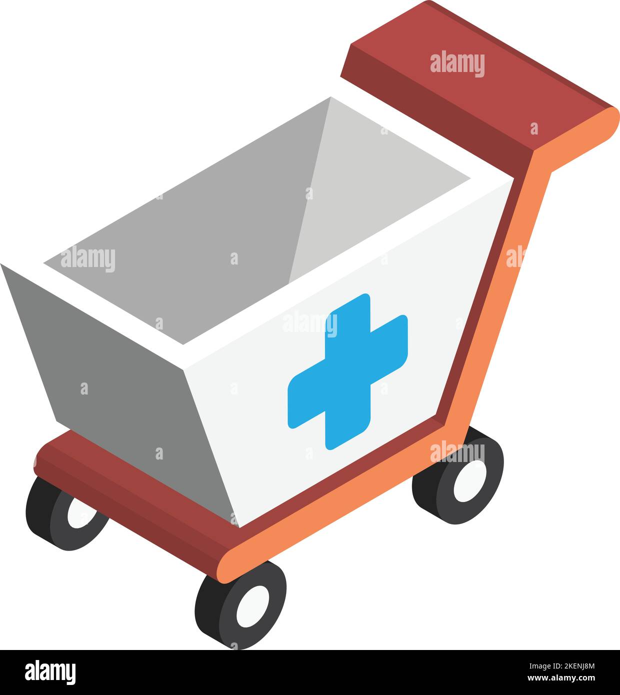 Shopping cart plus Stock Vector Images - Alamy