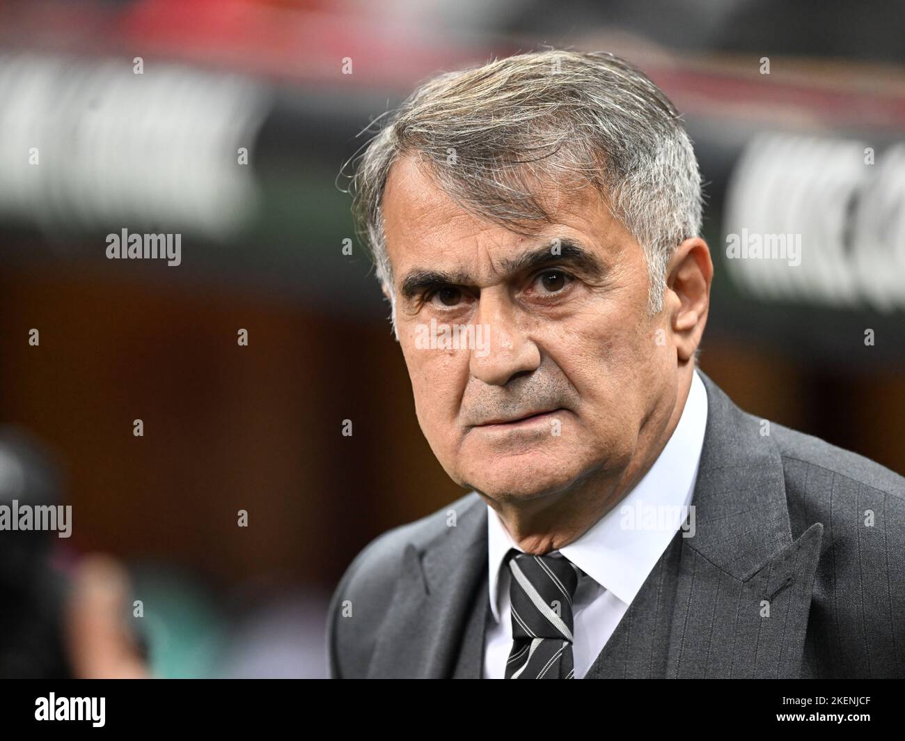 ISTANBUL - Besiktas JK trainer coach Senol Gunes during the Turkish ... ISTANBUL - Besiktas JK trainer coach Senol Gunes during the Turkish ...