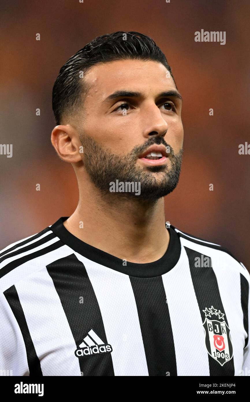 ISTANBUL - Umut Meras of Besiktas JK during the Turkish Super Lig match ...