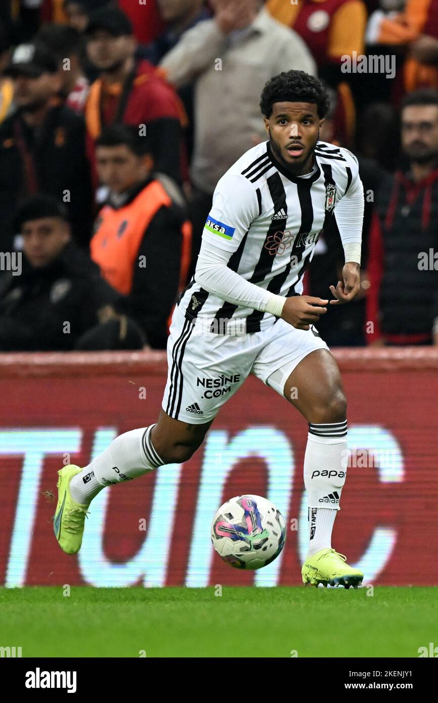 ISTANBUL - Valentin Rosier of Besiktas JK during the Turkish Super Lig ...