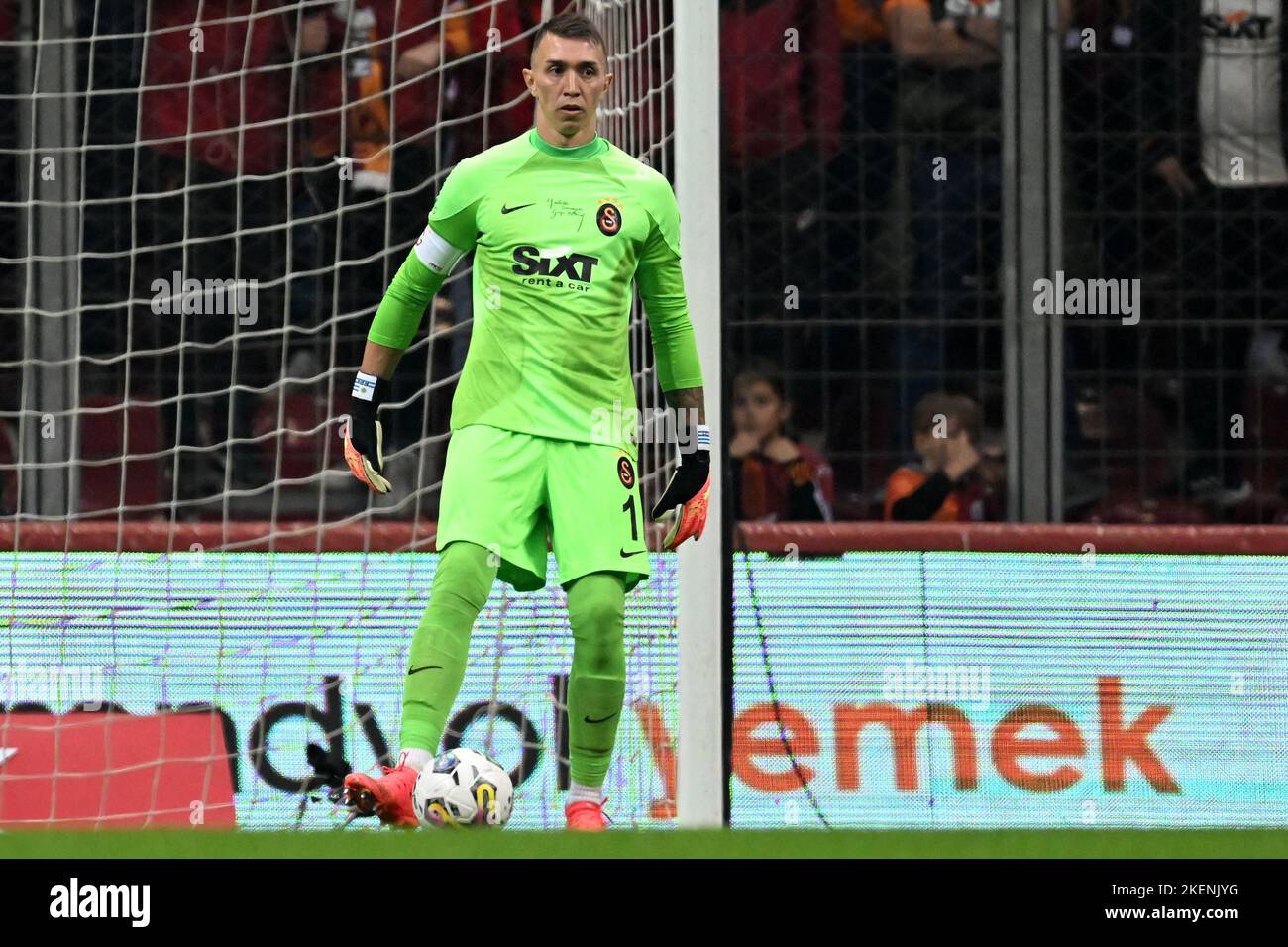 ISTANBUL - Galatasaray AS goalkeeper Fernando Muslera during the ...