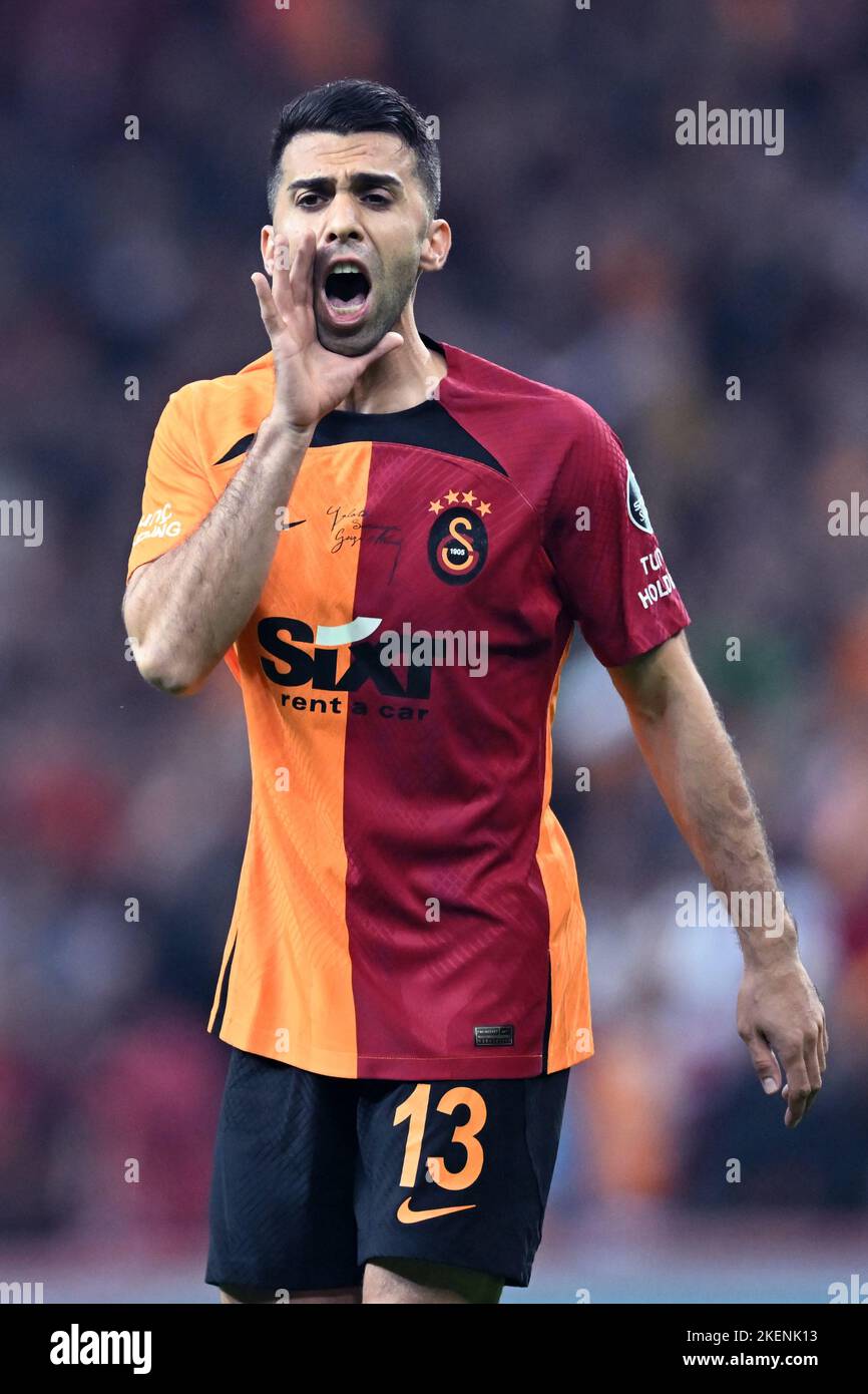 ISTANBUL - Emre Tasdemir of Galatasaray AS during the Turkish Super Lig match between ...