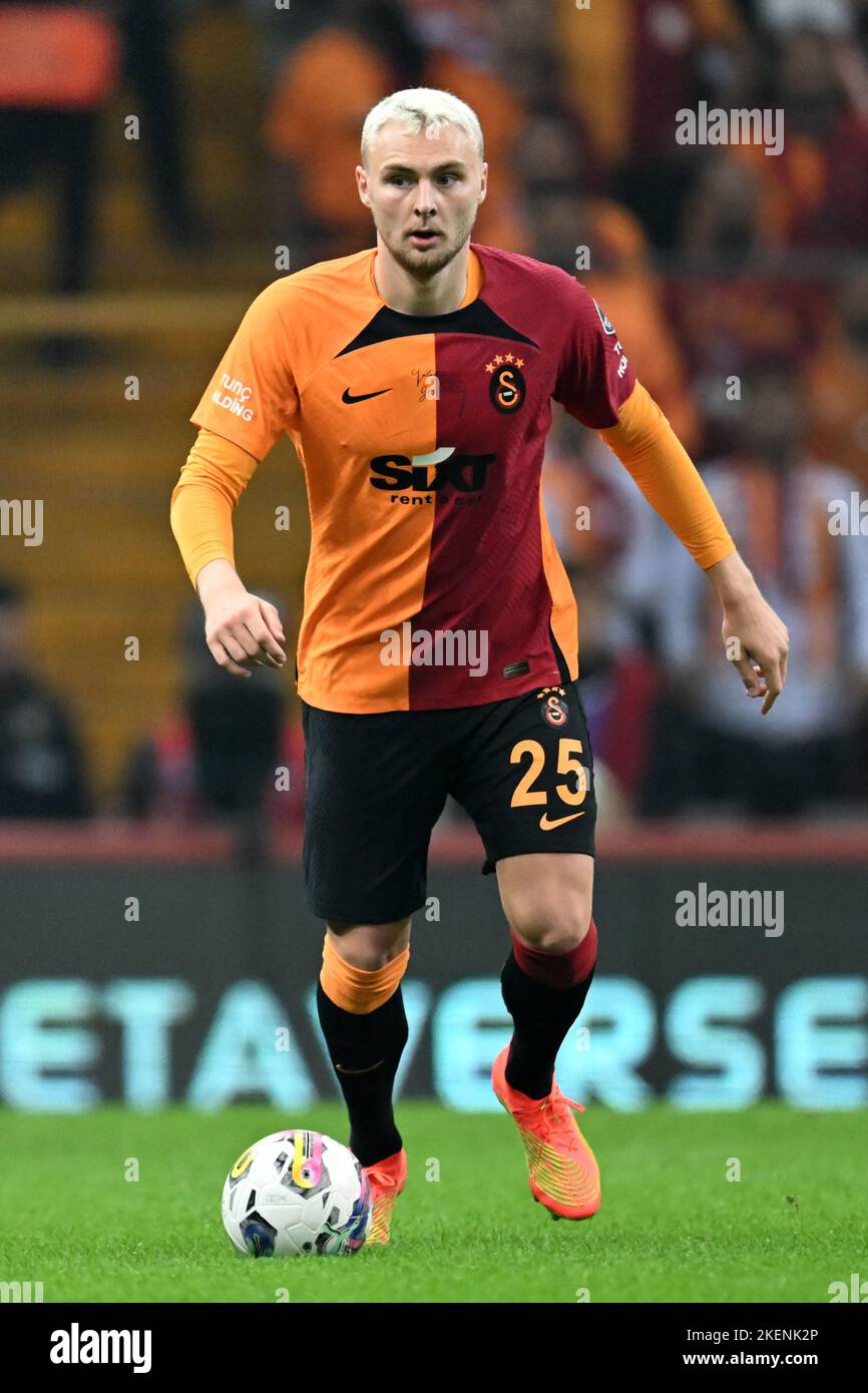 ISTANBUL - Victor Nelsson of Galatasaray AS during the Turkish Super ...