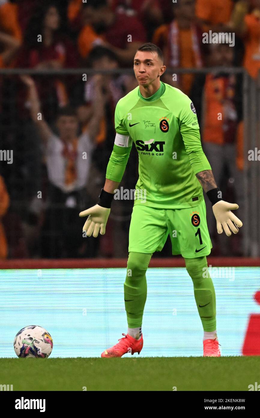 ISTANBUL - Galatasaray AS goalkeeper Fernando Muslera during the ...