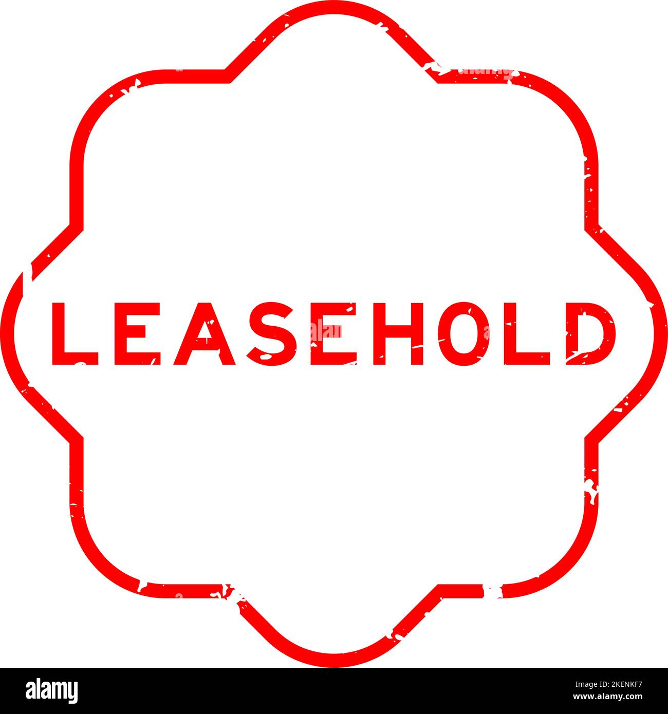 Grunge red leasehold word rubber seal stamp on white background Stock Vector Image & Art - Alamy