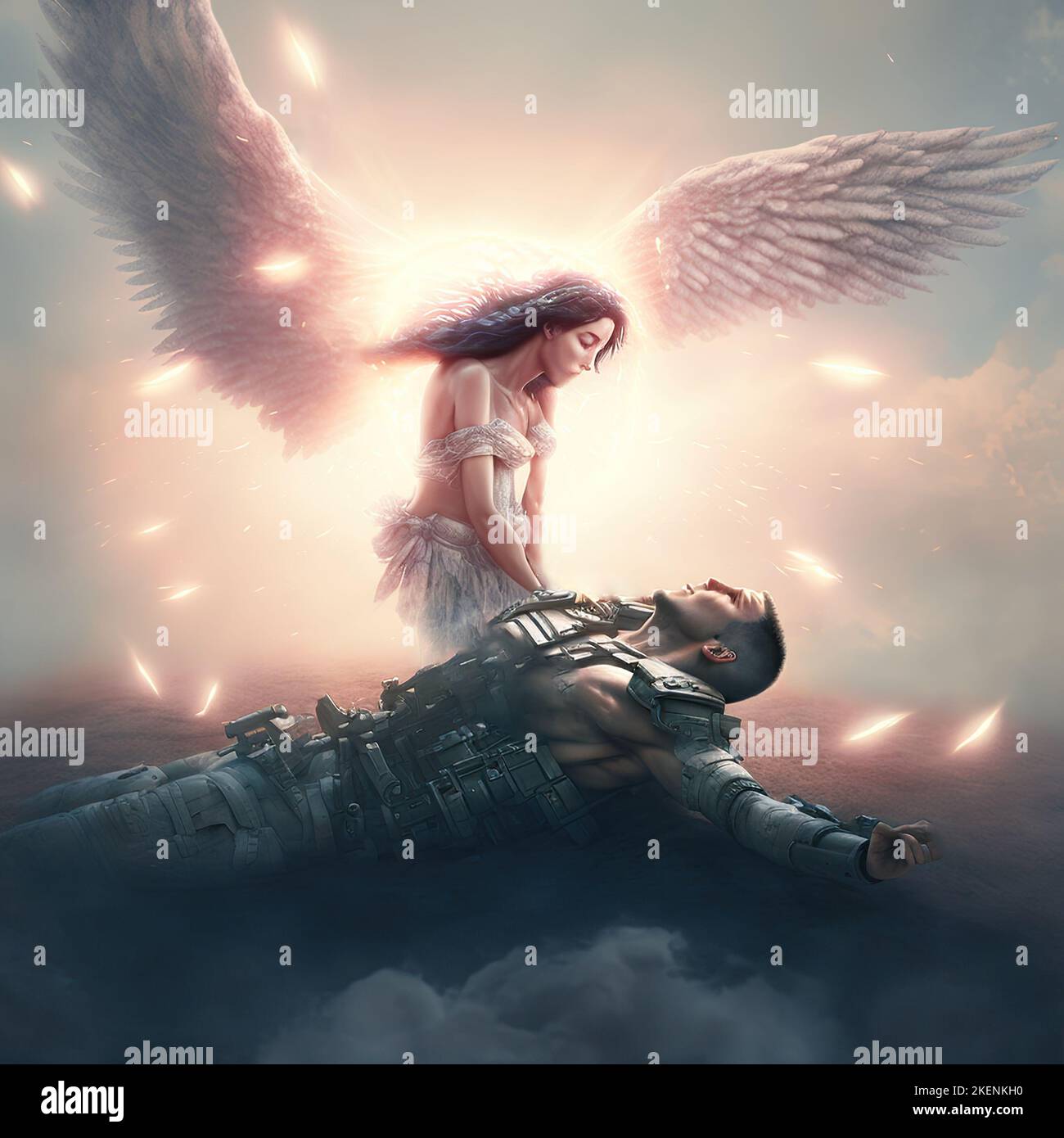 Angel Over Soldier