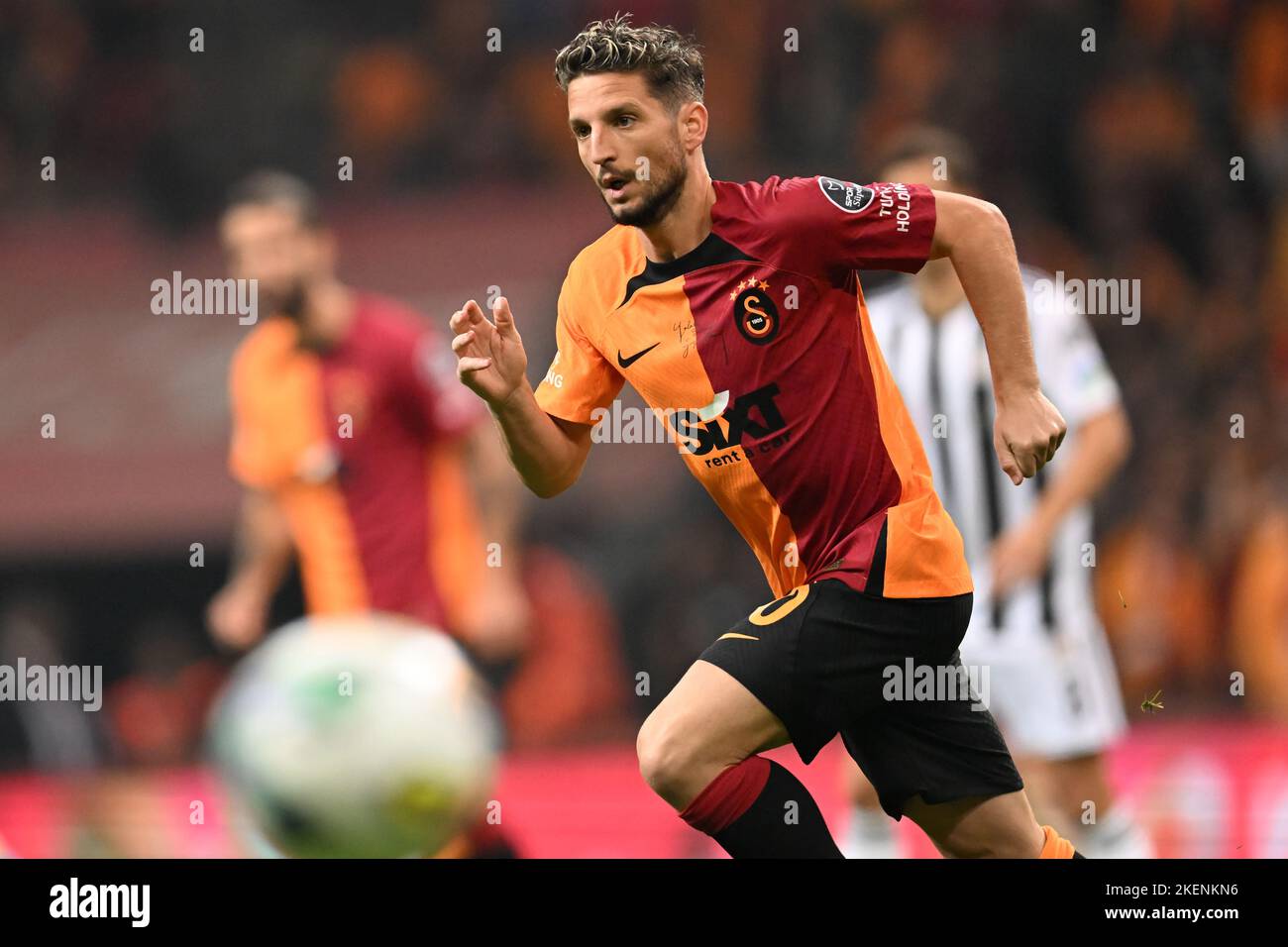 ISTANBUL - Dries Mertens of Galatasaray AS during the Turkish Super Lig ...