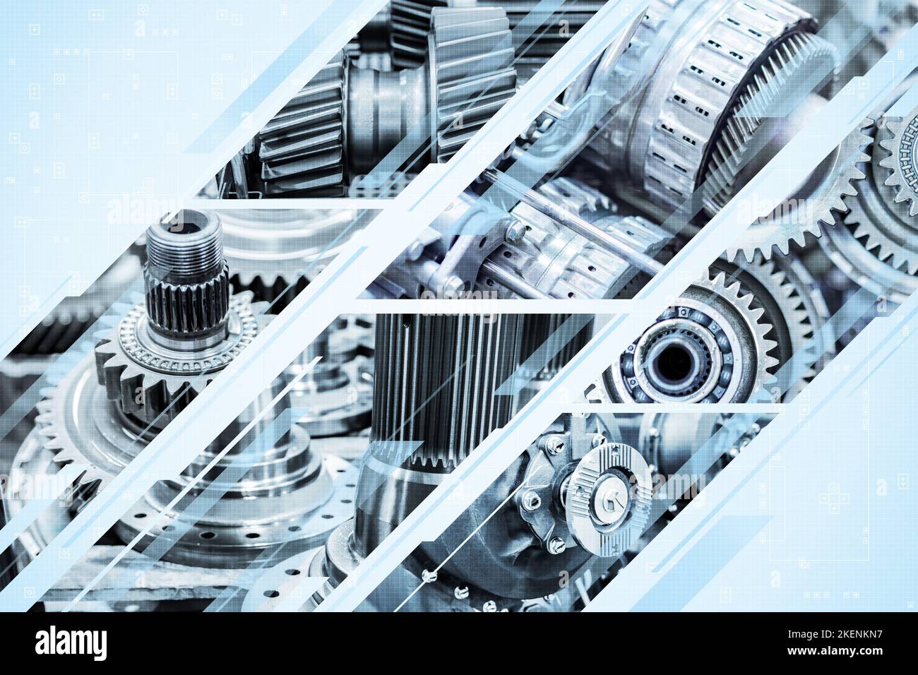 Abstract heavy industry background. Industrial concept. Mechanism Stock ...