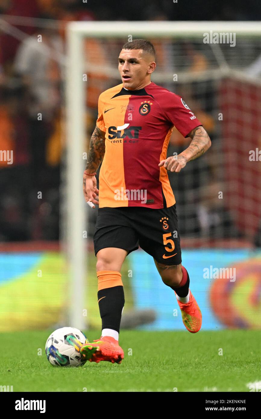 ISTANBUL - Lucas Torreira of Galatasaray AS during the Turkish Super ...